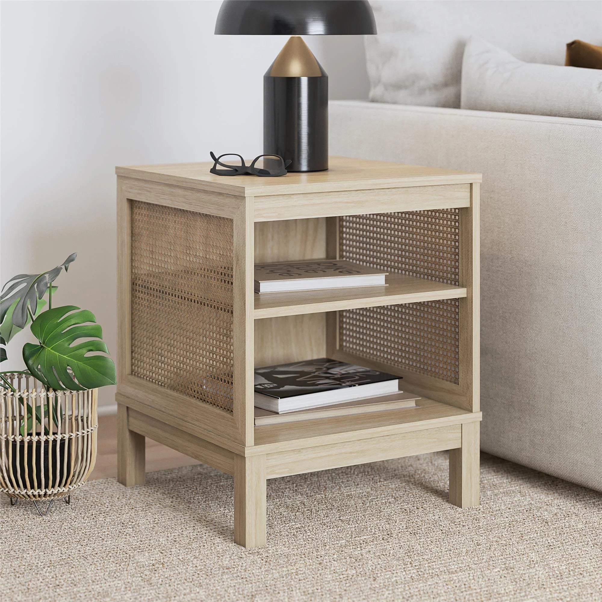 Mainstays 7867947W Cane Side Table, Spring Pine – VIP Outlet