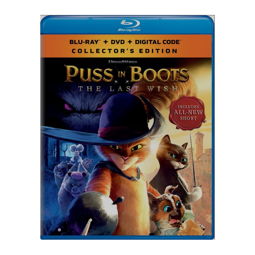 Universal Home Video Puss in Boots: The Last Wish (Blu-ray + DVD + Dig – VIPOutlet