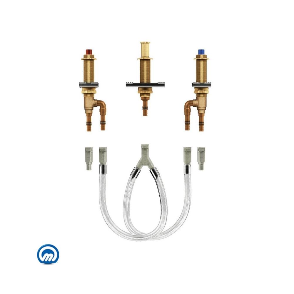Moen 4794 1/2 Inch PEX Roman Tub Rough-In Valve with Adjustable Center ...