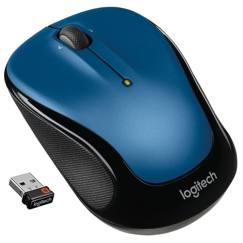 Logitech Compact Wireless Mouse, Blue – VIPOutlet