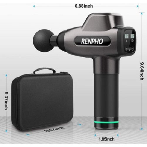 Renpho Massage Gun C3 Deep Tissue Muscle Massager, Powerful Percussion ...