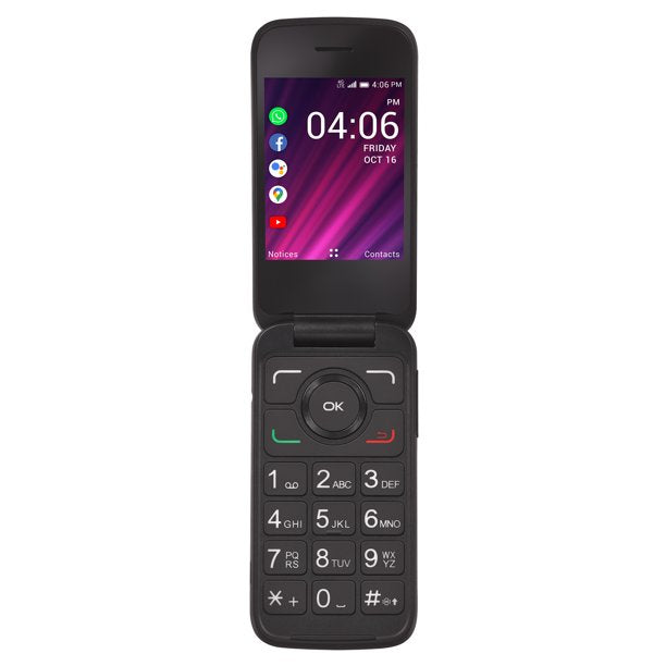 Alcatel MYFLIP2 Straight Talk 4GB Ram 2.8" Prepaid Phones, Black – VIP ...